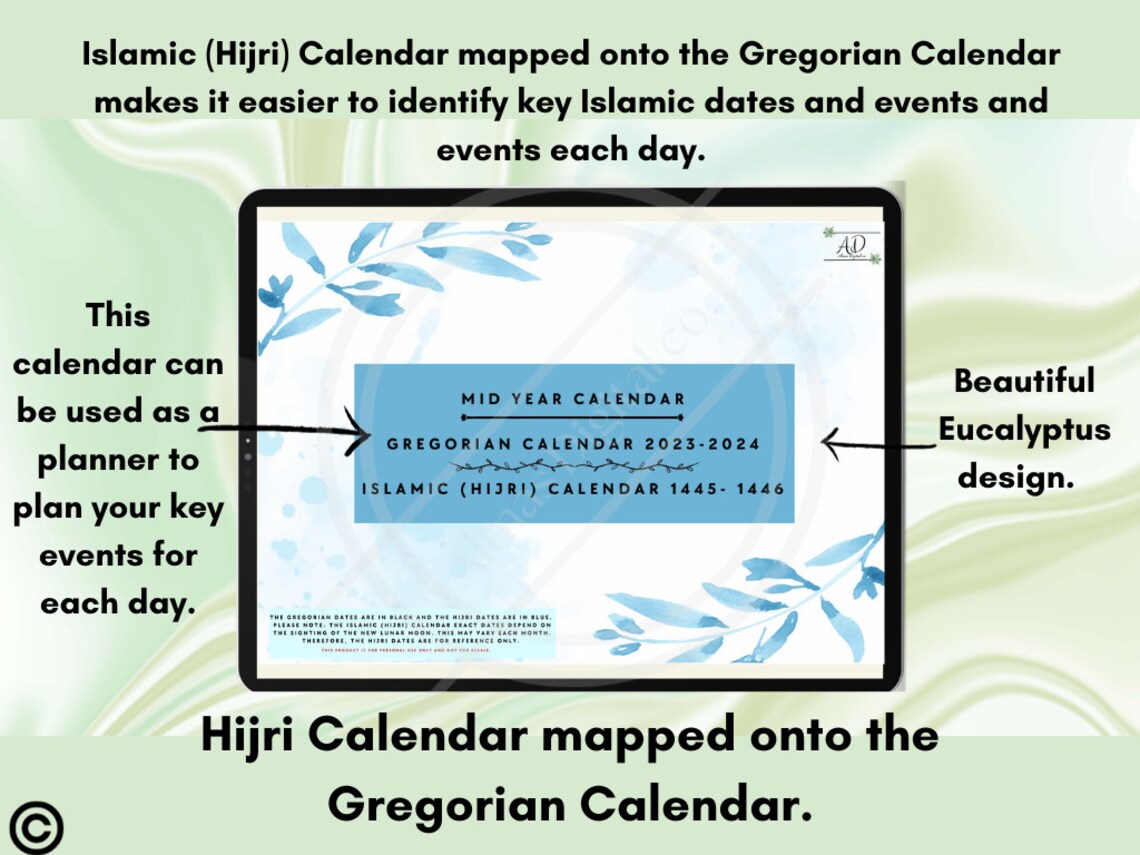 Gregorian to Islamic hijri Calendar Monthly Calendar Spread Monthly ...