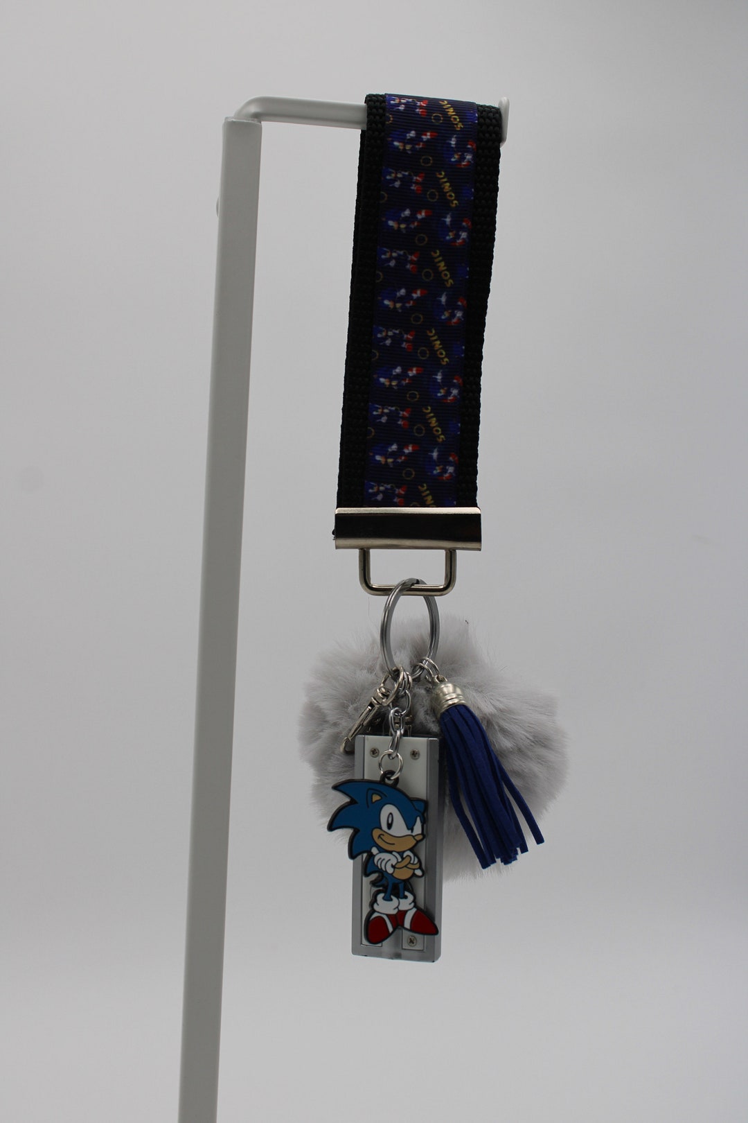 Sonic the Hedgehog Keyfob Keychain - Etsy