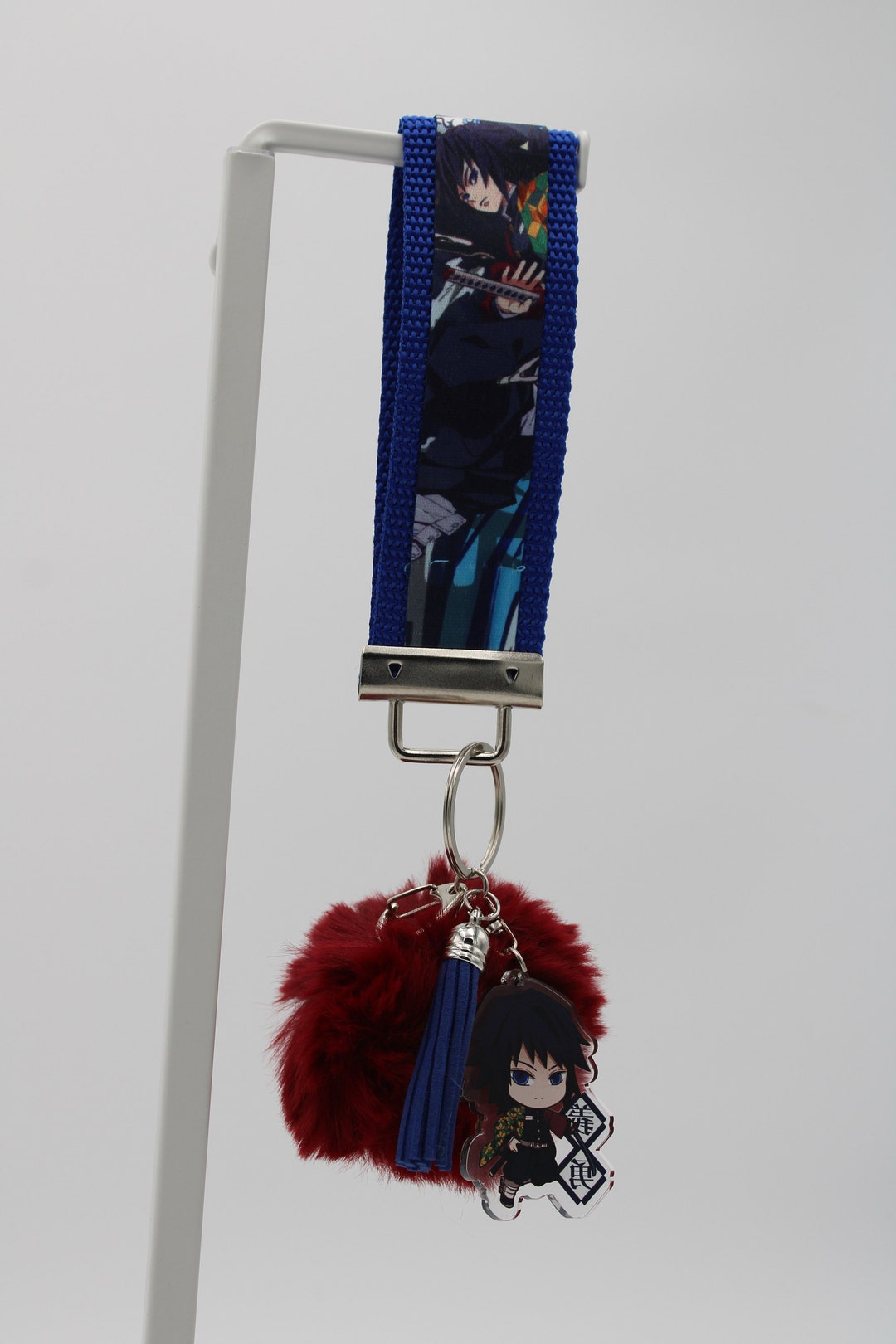 Demon Slayer "giyuu" Keyfob Keychain - Etsy