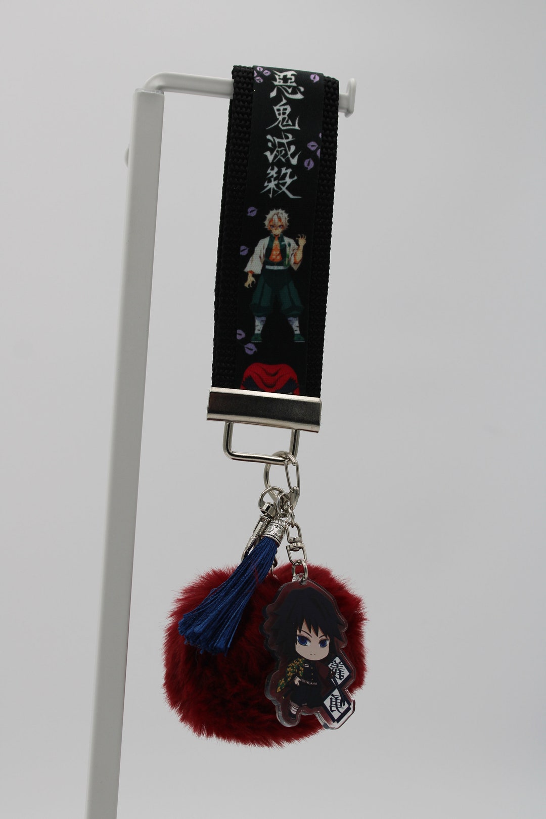 Demon Slayer "giyuu" Keyfob Keychain - Etsy