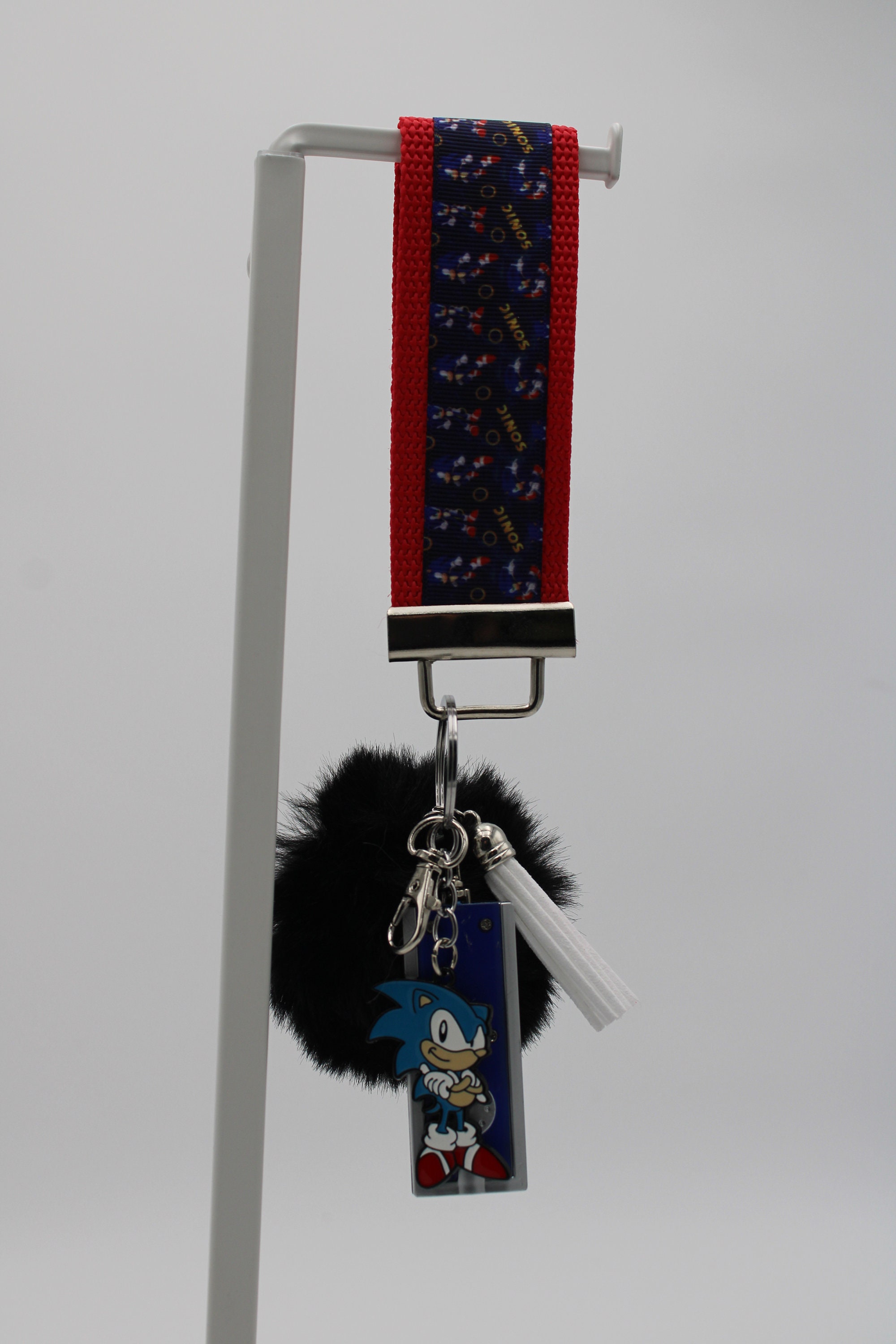 Sonic the Hedgehog Keyfob Keychain - Etsy