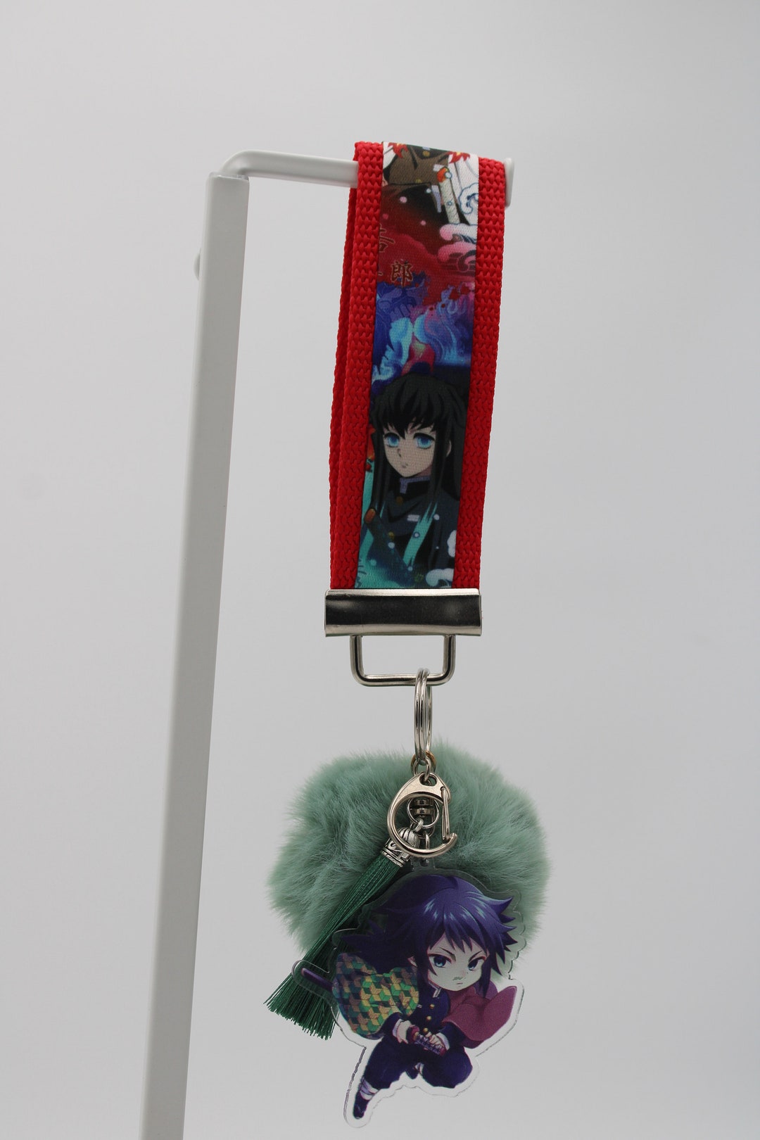 Demon Slayer "giyu" Keyfob Keychain - Etsy