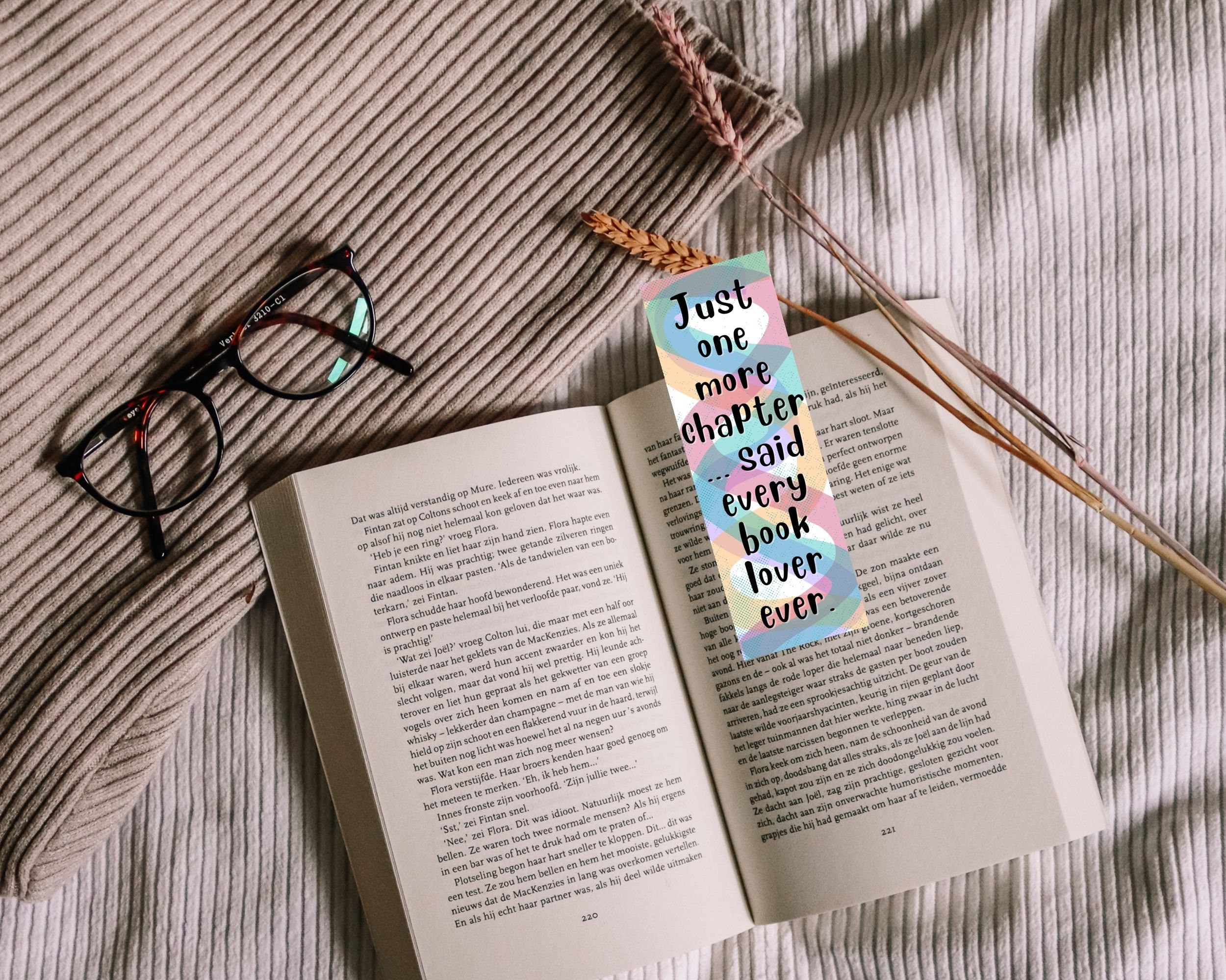 Set of 4 Printable 2x6 Bookmarks With Cute Catchy Phrases | Instant ...