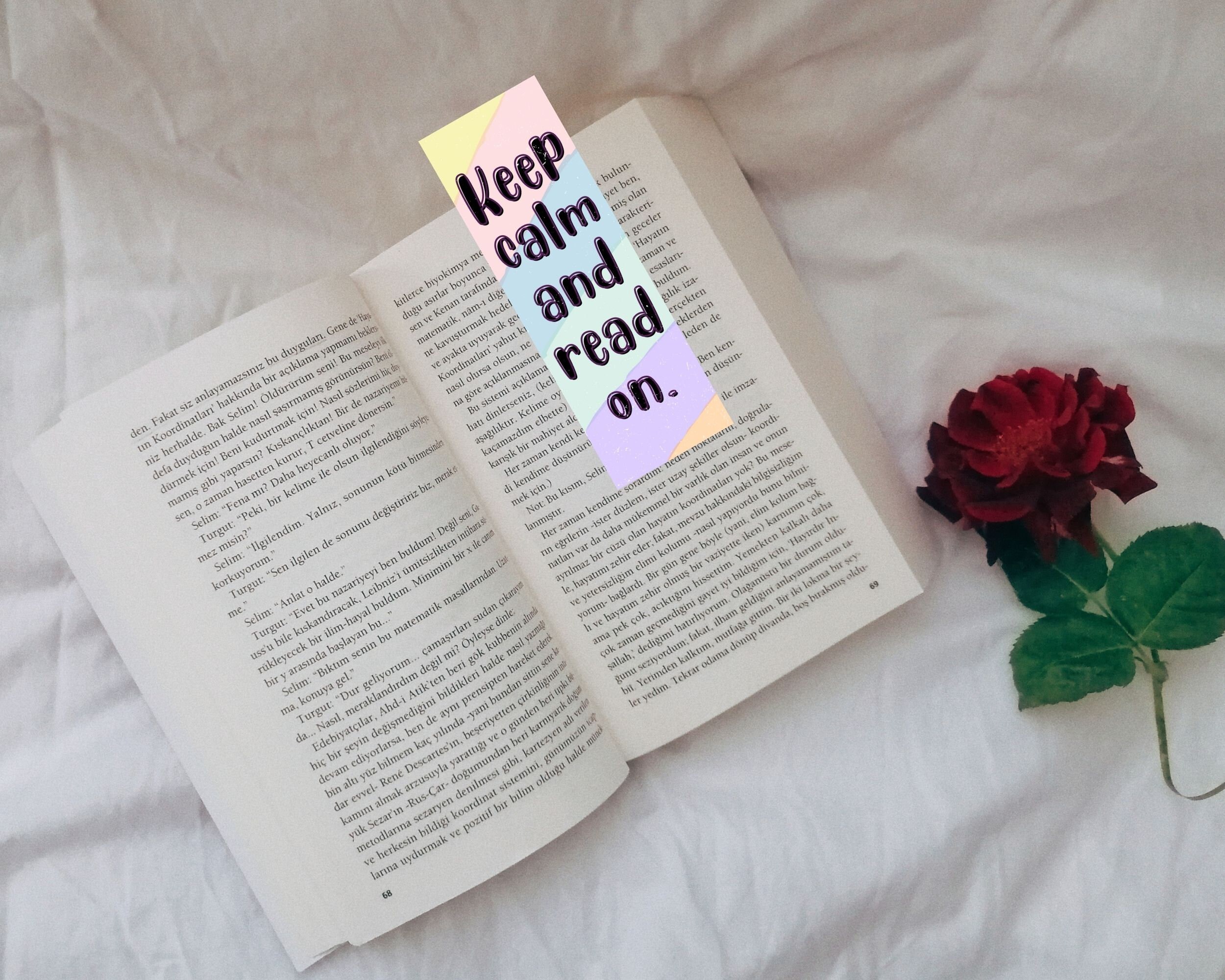 Set of 4 Printable 2x6 Bookmarks With Cute Catchy Phrases | Instant ...