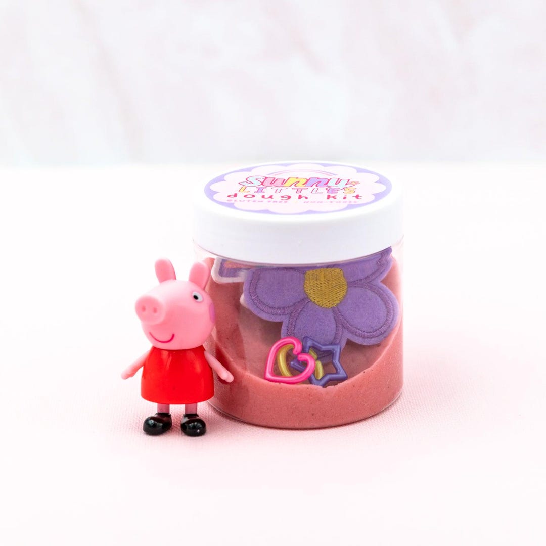 Peppa Pig Play Dough Kit Sensory Bin Activity Toddler Birthday Gift ...