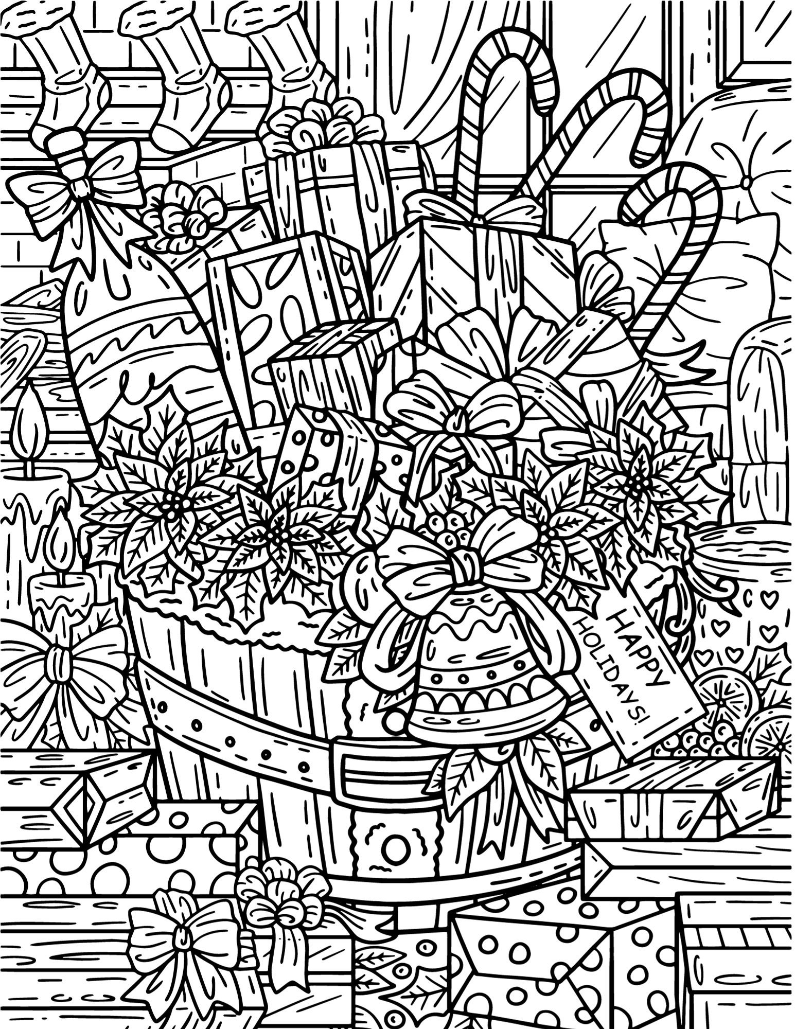 Holiday Coloring Pages | Christmas Coloring Pages | Christmas Coloring ...