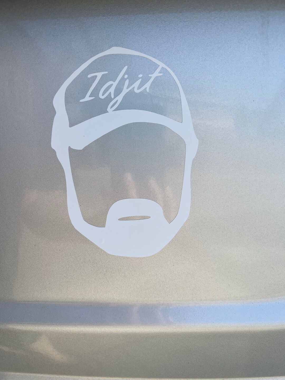 Supernatural Bobby Idjit Trucker Hat Vinyl Car Window Decal - Etsy