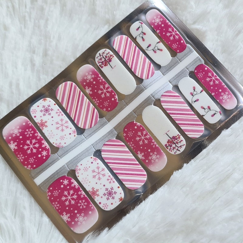 Holiday Nail Decals - Etsy