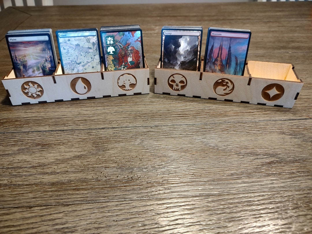 MTG Land Station. Choose Assembled or DIY Kit. Magic the Gathering - Etsy