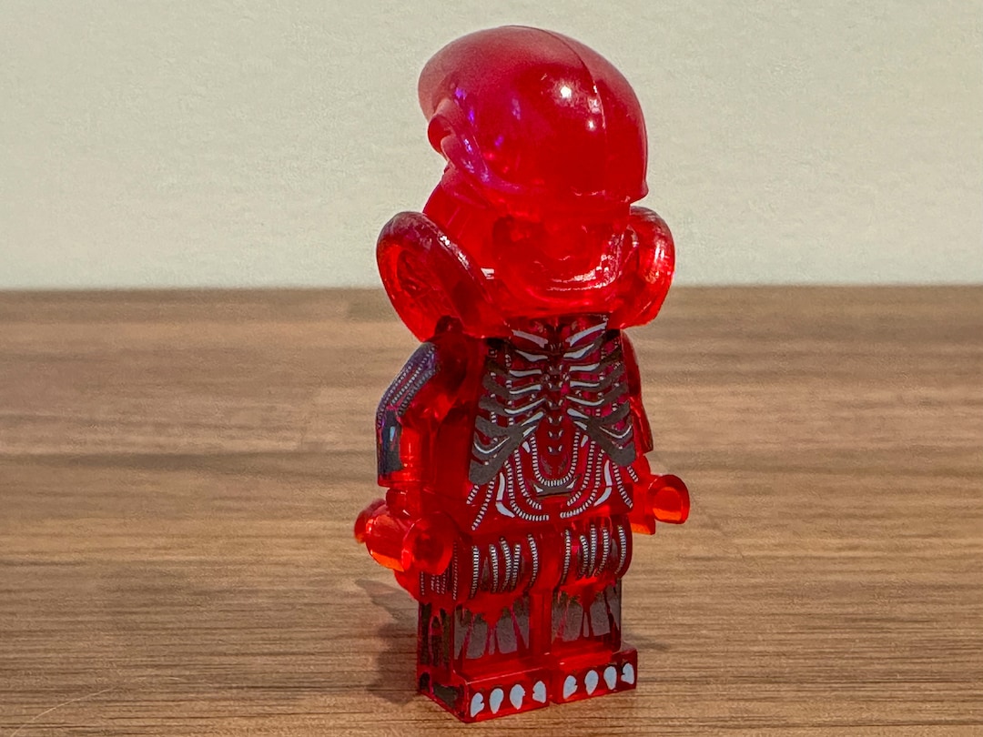 Red Alien Xenomorph Figure Horror Creature Predator Monster - Etsy