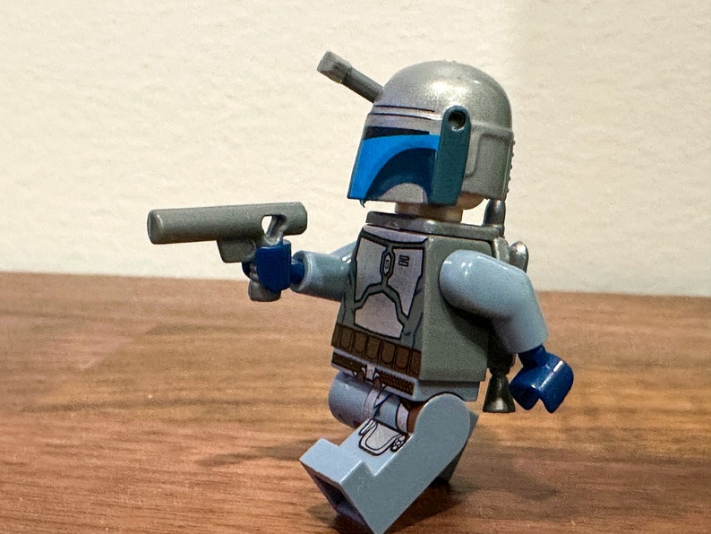 Jango Fett Star Wars Figure Bounty Hunter, Mandalorian Armor, Clone Wars - Etsy
