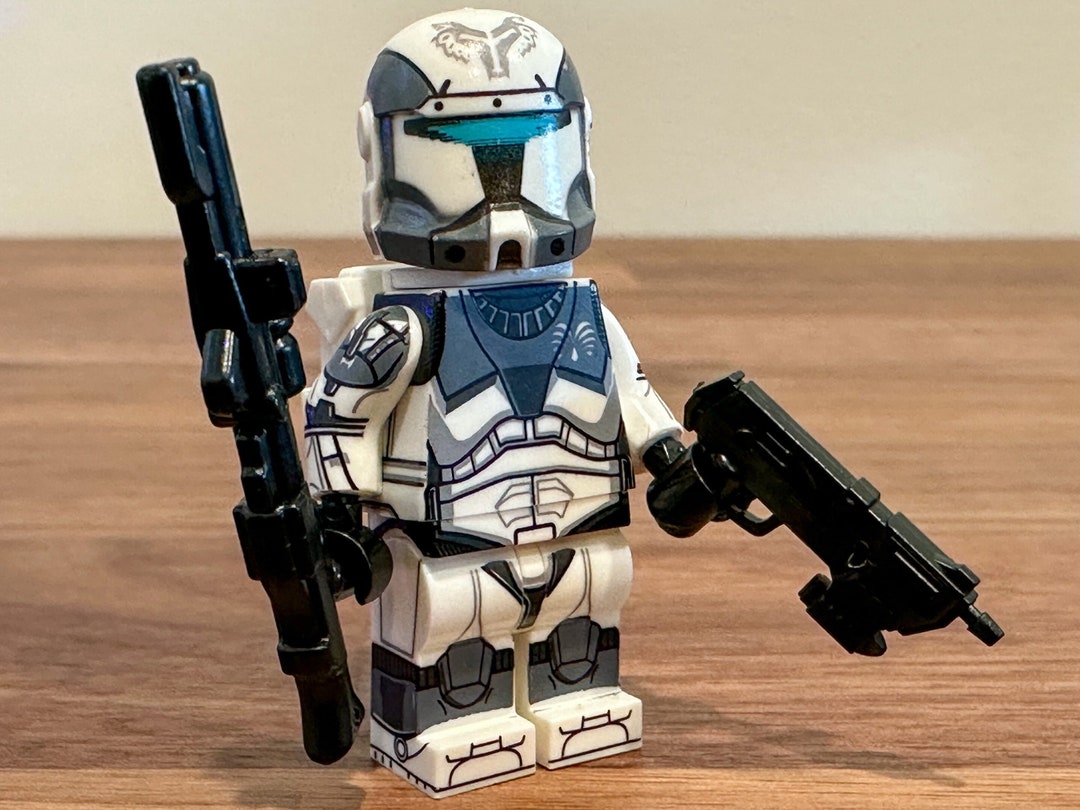 Wolfpack Clone Commando Figure Star Wars Delta Squad Commander Wolffe Captain Rex Clone Troopers ...