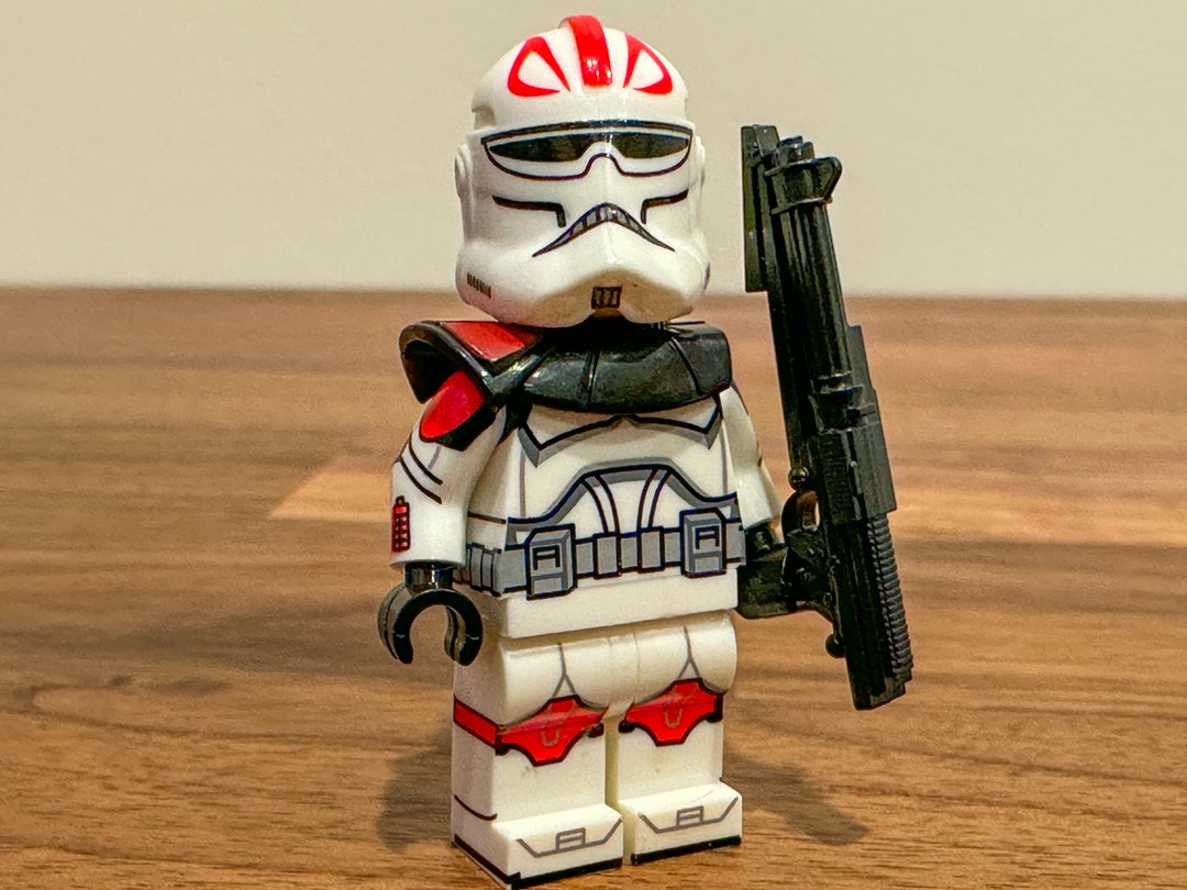 Captain Fordo Minifigure Star Wars Clone Trooper Commander - Etsy