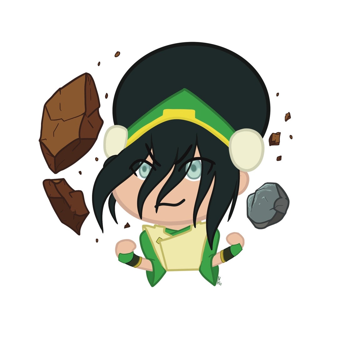 Toph Beifong Sticker avatar the Last Airbender - Etsy