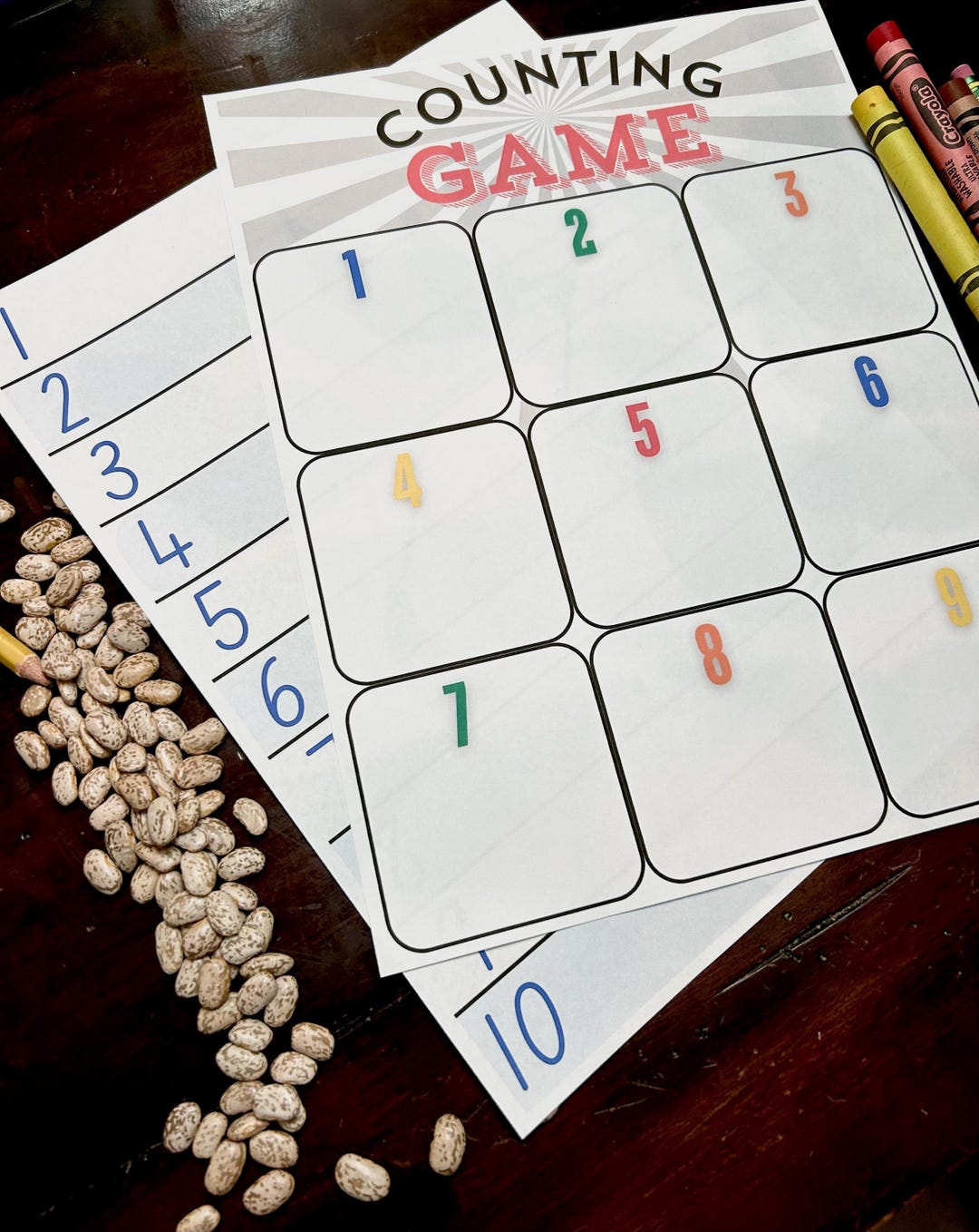 FUN LEARN to COUNT Worksheet for Elementary Learners! - Etsy