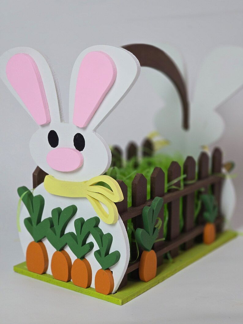 Personalized Bunny Basket | Easter Basket | Custom Easter | Easter ...