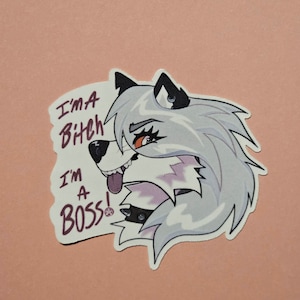 Helluva Boss Loona Sticker / Waterproof Sticker / Vinyl Sticker - Etsy