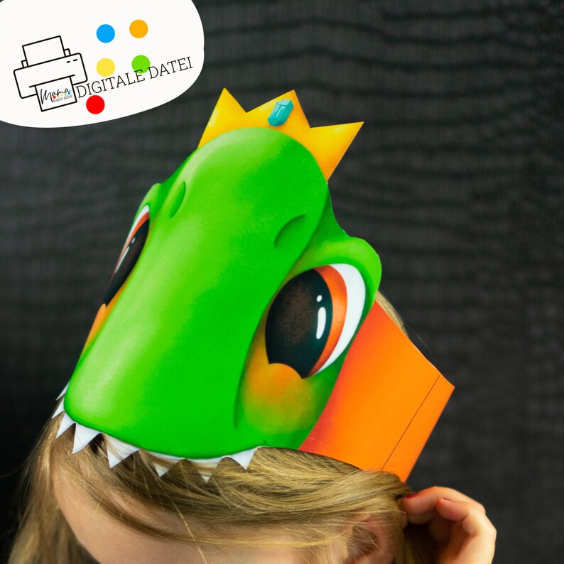 10 Dinosaur Crowns for Printing: Party Hats for Your Dino - Etsy