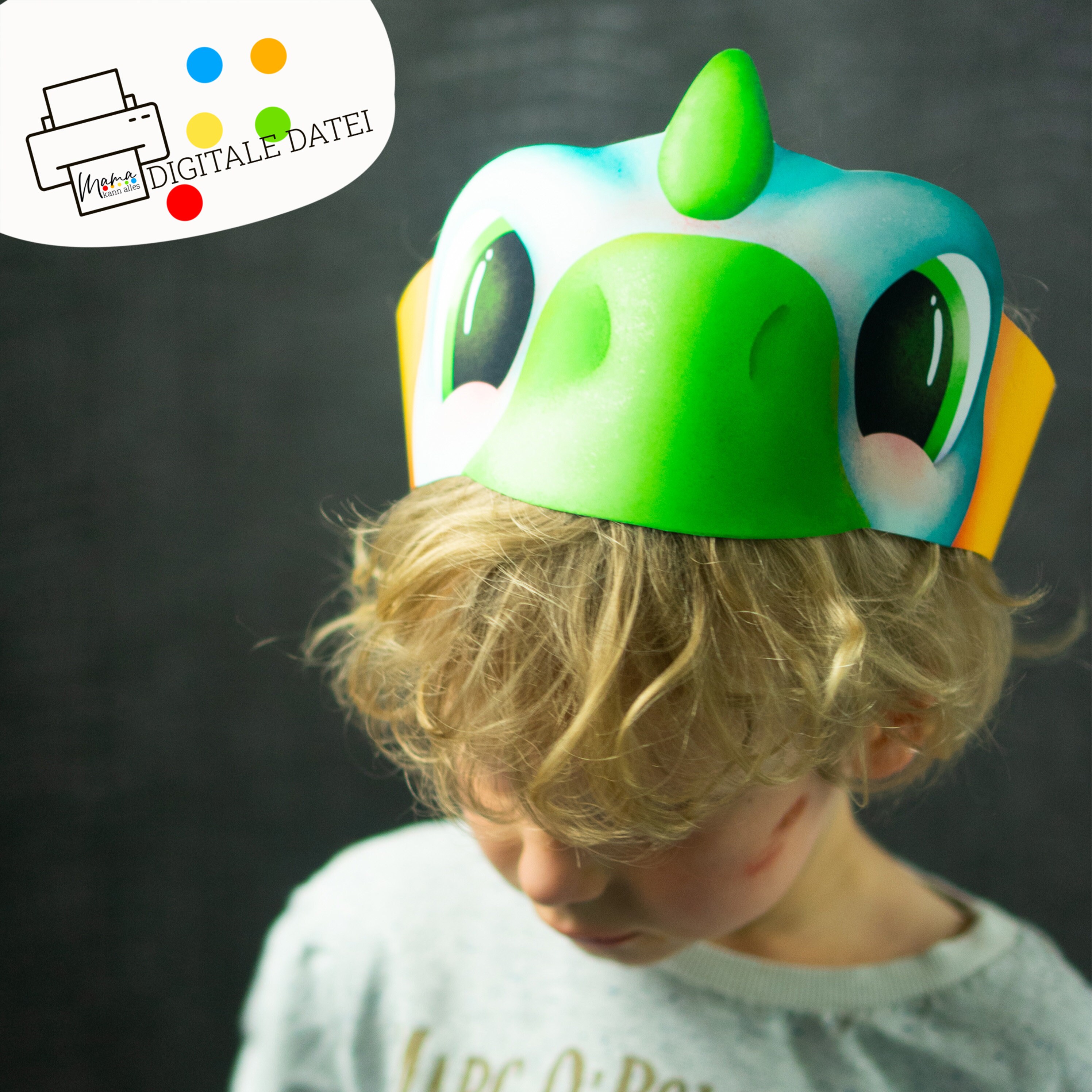 10 Dinosaur Crowns for Printing: Party Hats for Your Dino Children's ...