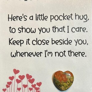 Pocket Hugs With Heart-shaped Gemstones - Etsy