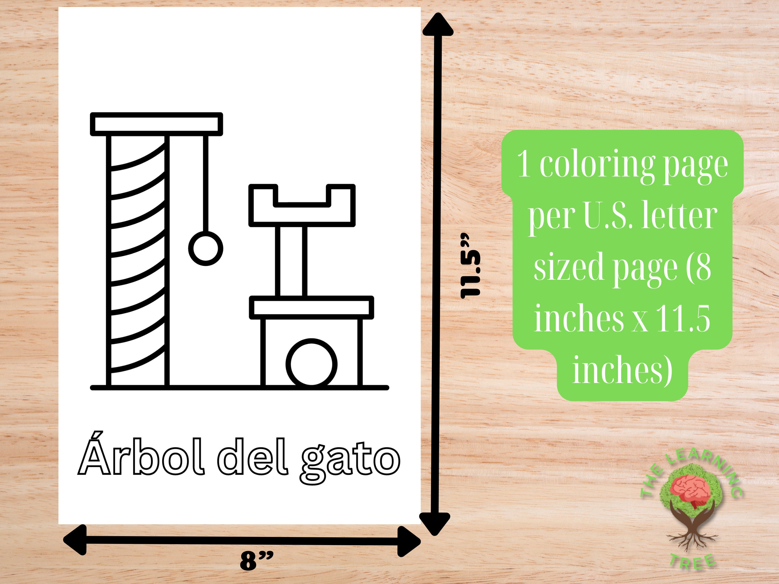 Spanish Pet Coloring Pages Digital Print Educational Pages - Etsy