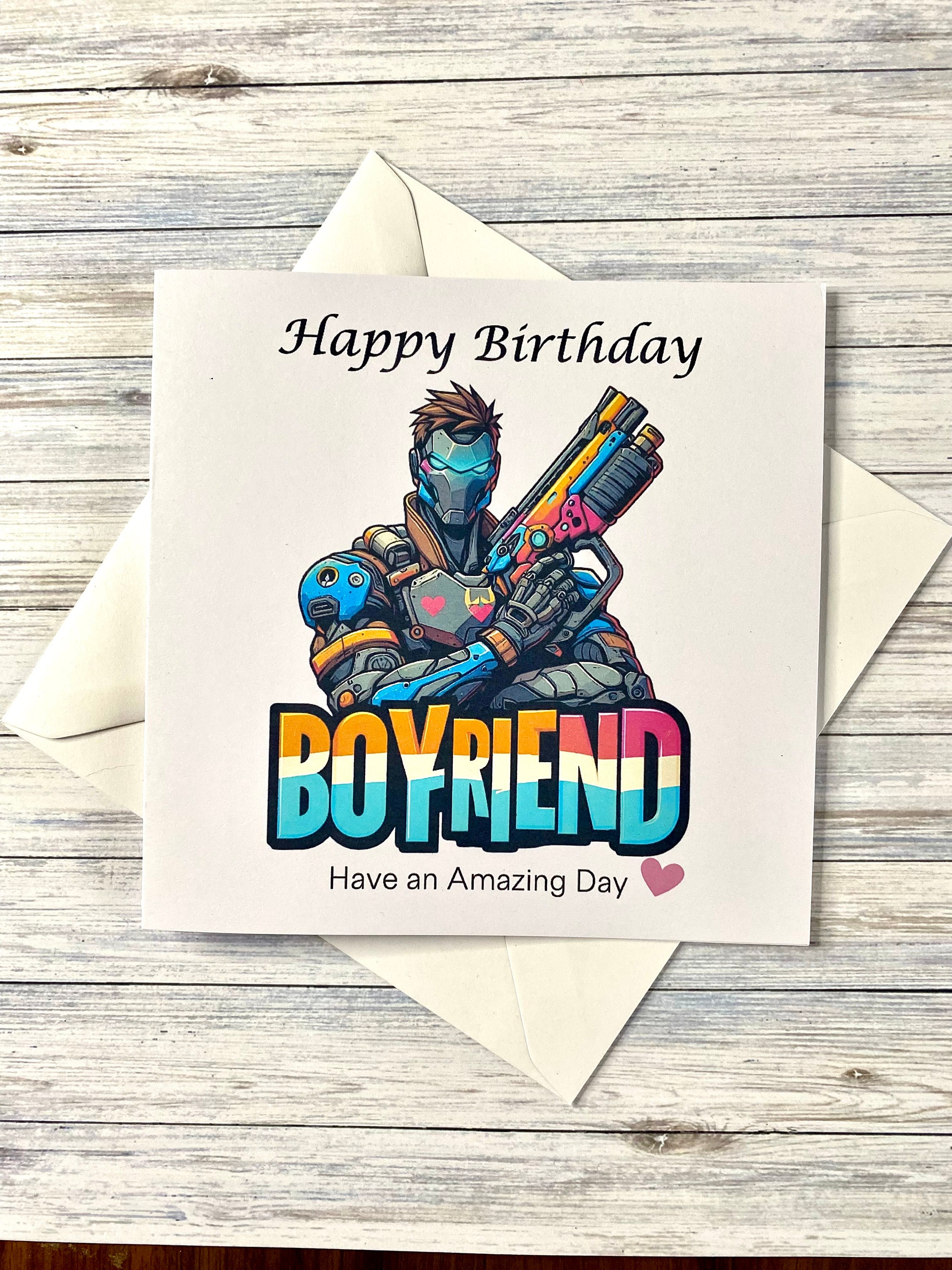 Birthday Card for Boyfriend, Boyfriend Birthday Card, Birthday Cards ...