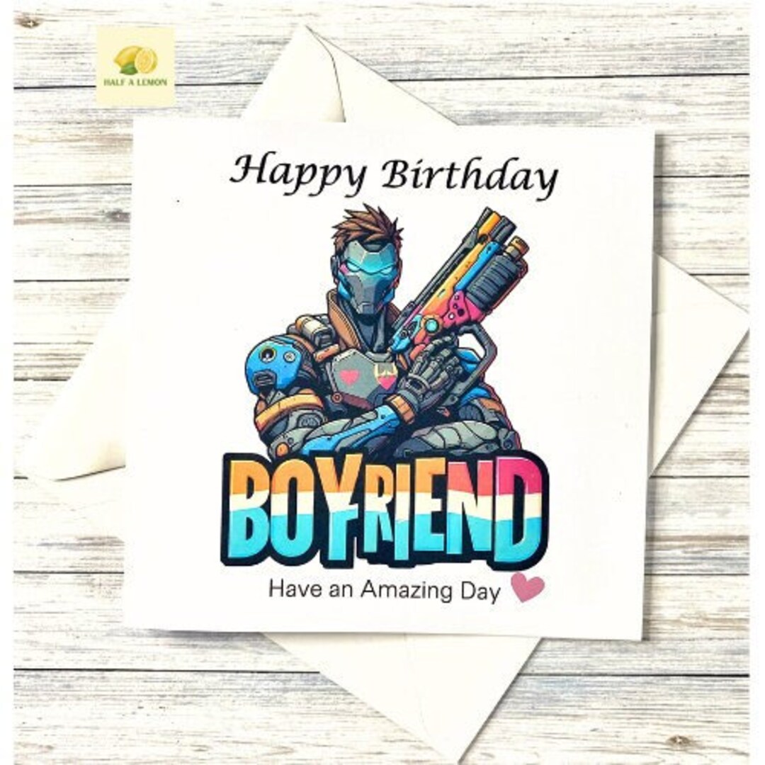Birthday Card for Boyfriend, Boyfriend Birthday Card, Birthday Cards ...