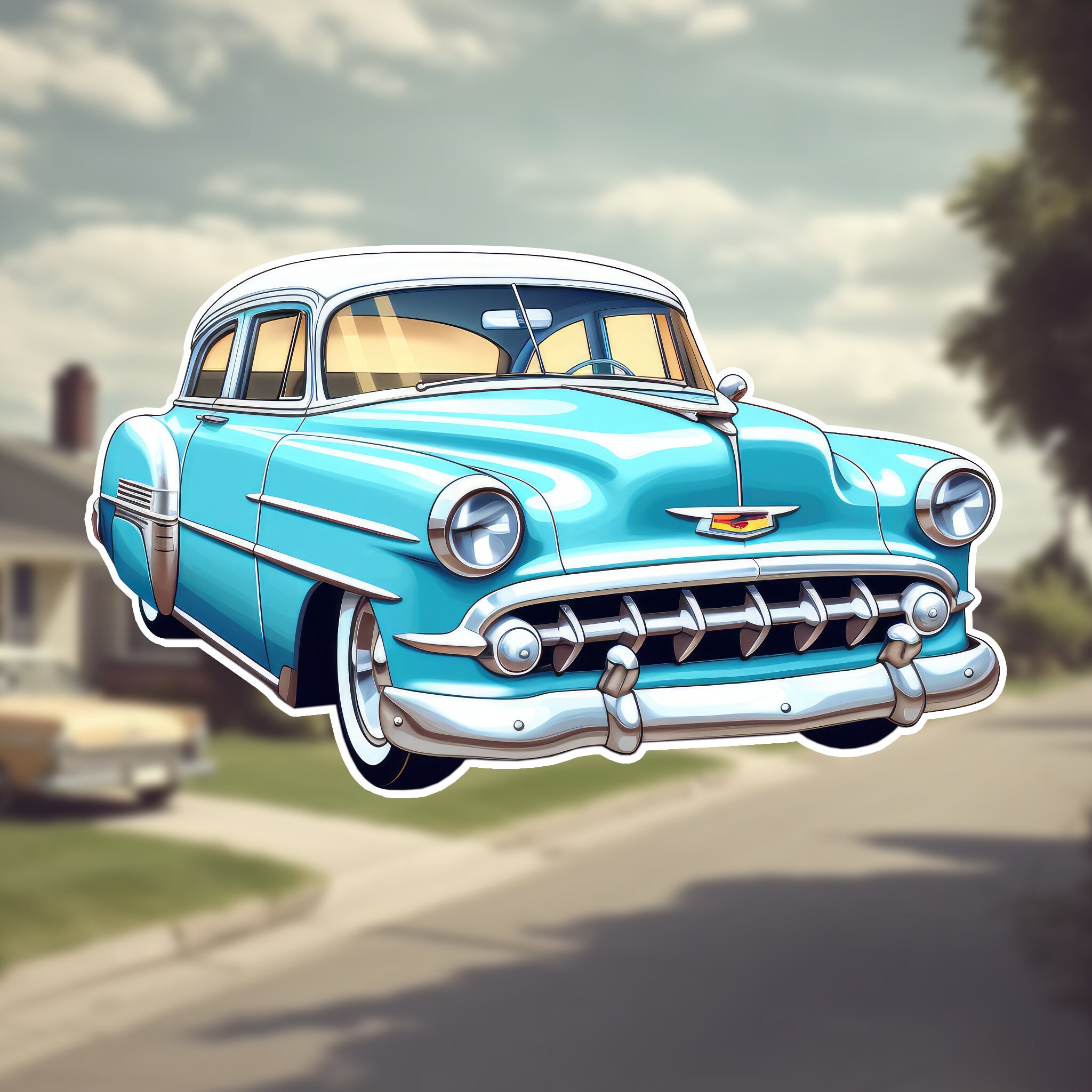 Vehicles of the 1950s Sticker Pack 2 - Etsy