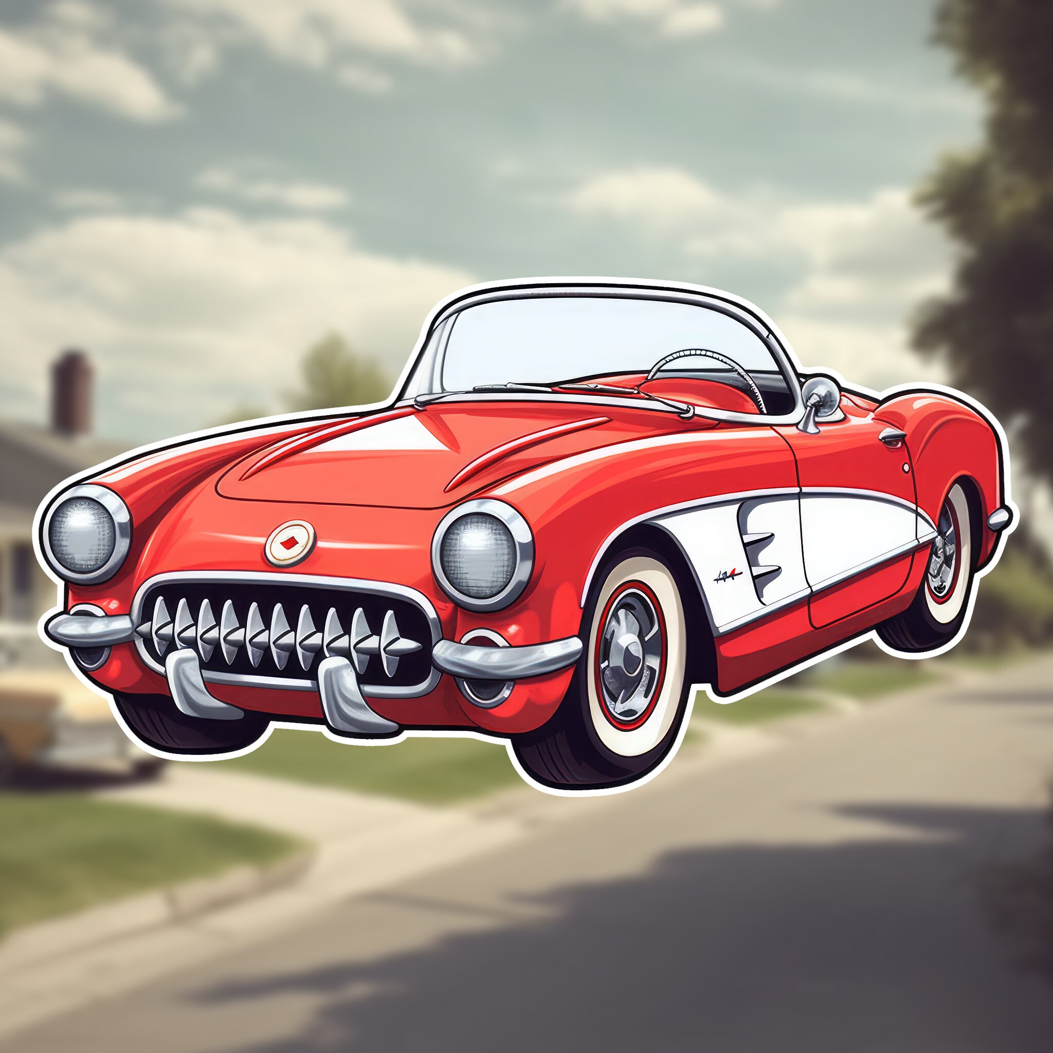 Vehicles of the 1950s Sticker Pack 2 - Etsy