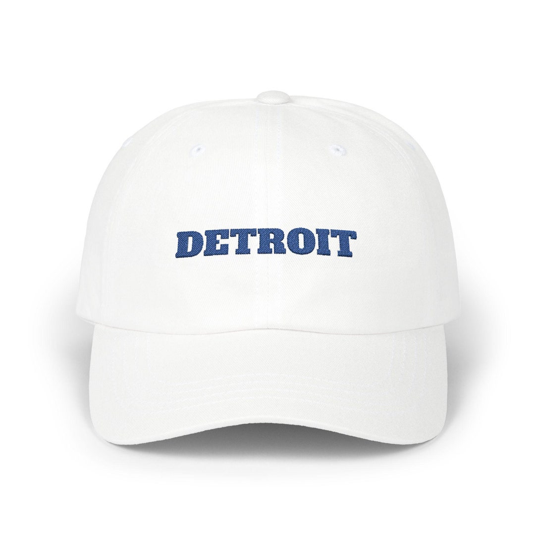 Detroit Embroidered Cap, Detroit City Lover Gift Embroidered Hat - Etsy