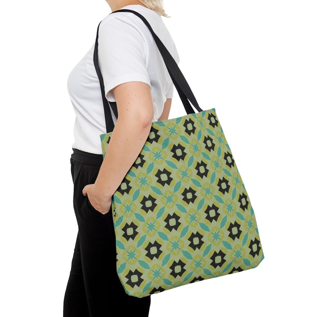 Mid Century Modern Tote Bag, Abstract Art Tote, MCM Shoulder Bag, MCM ...