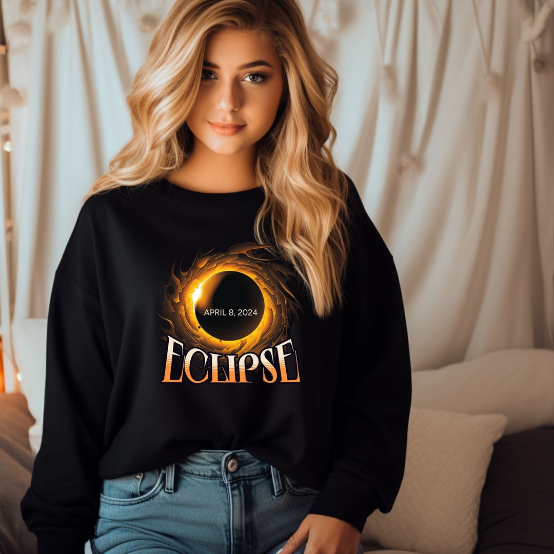 Solar Eclipse 2024 Youth Sweatshirt, Total Solar Eclipse Sweatshirt ...