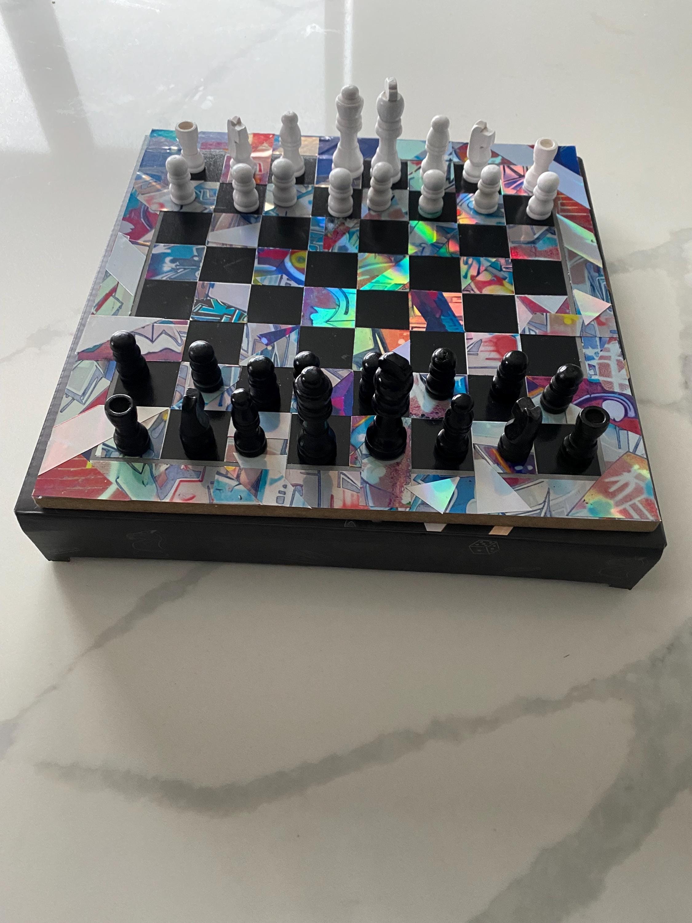Street Kings: Graffiti Chess Set and Custom Packaging by END 86 10x10 ...