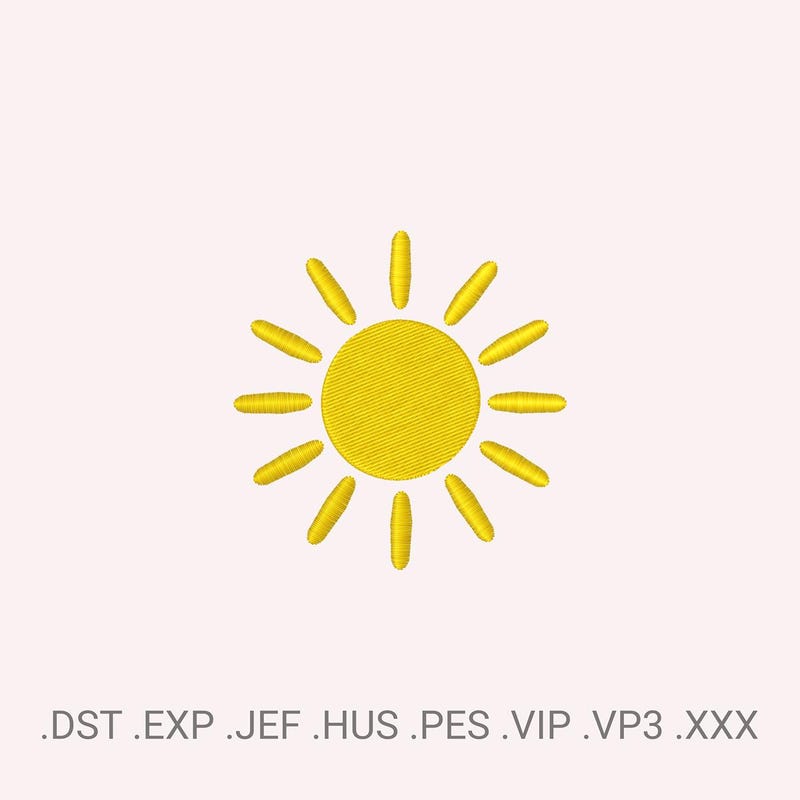 Embroidery Designs of Sun - Etsy