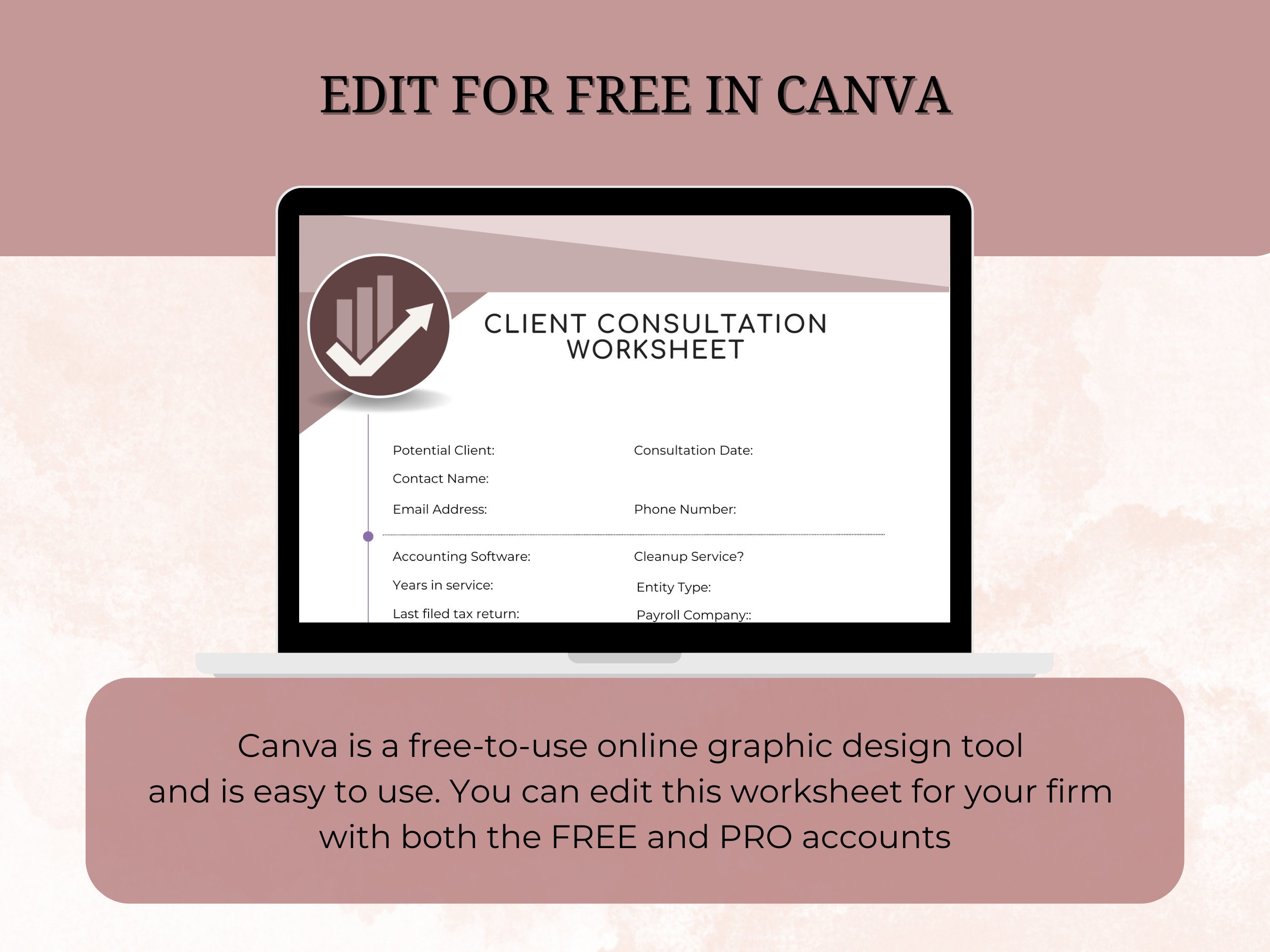 Editable Consultation Worksheet Bookkeeping Firm Client Acceptance Form ...