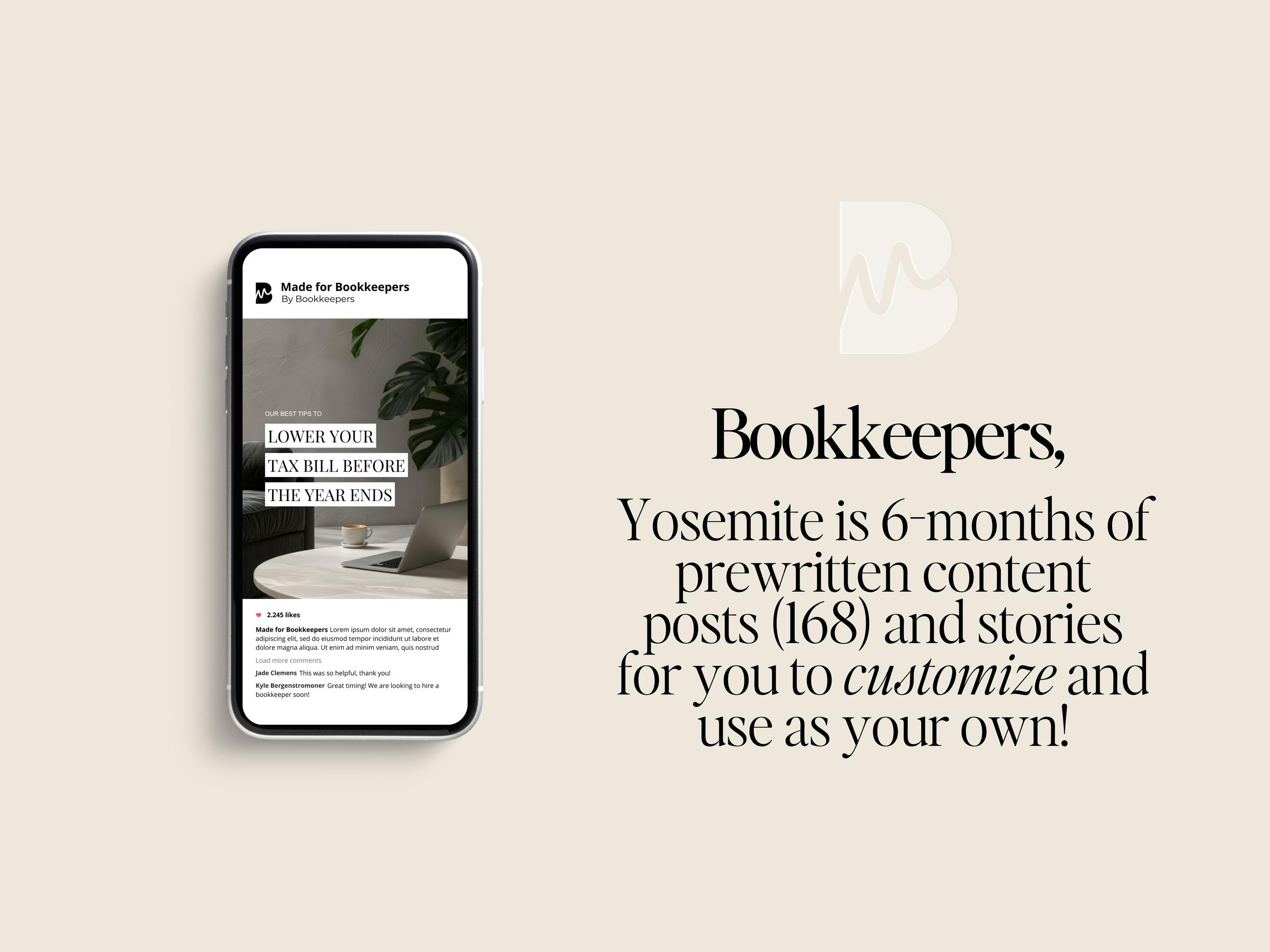 168-day Bookkeeping Social Media Bundle | Made for Bookkeepers | Social ...