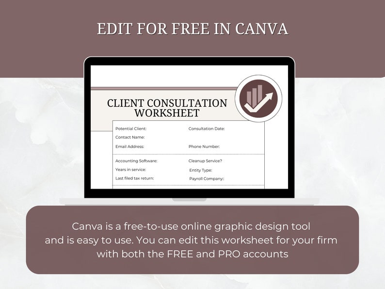 Editable Consultation Worksheet Bookkeeping Firm; Client Acceptance ...