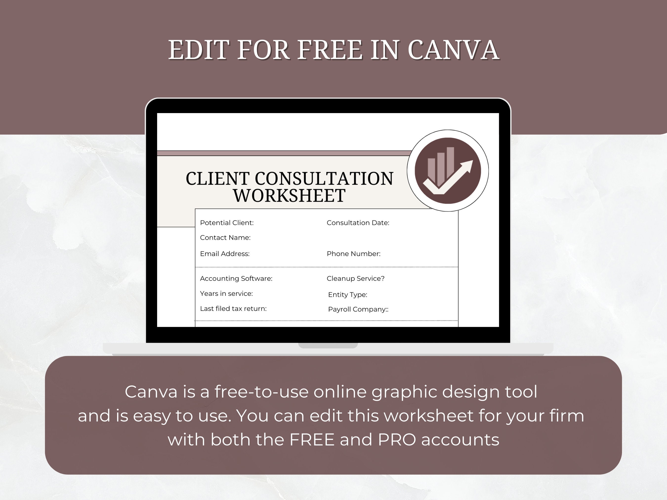 Editable Consultation Worksheet Bookkeeping Firm; Client Acceptance ...