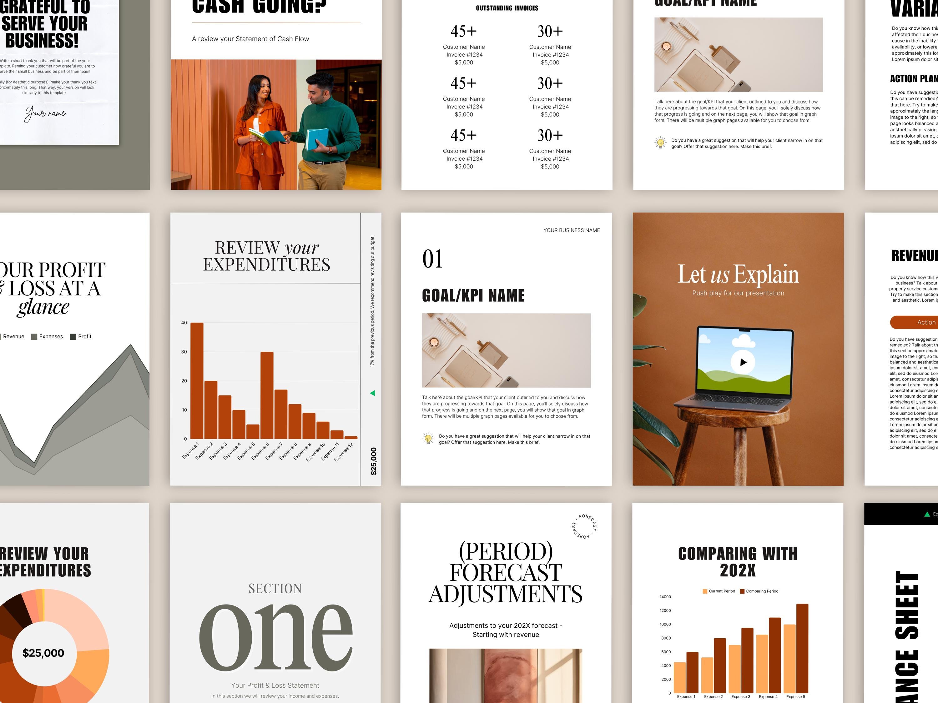 Financial Review Package Template | Made for Bookkeepers and ...
