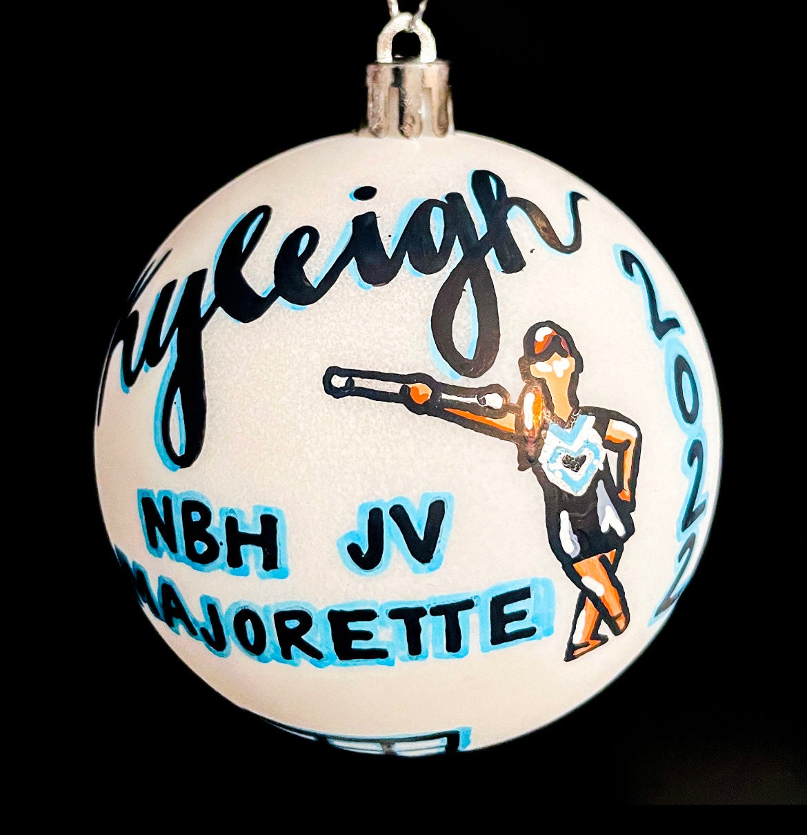 Custom Majorette Baton Twirler Holiday Christmas Ornament - Etsy