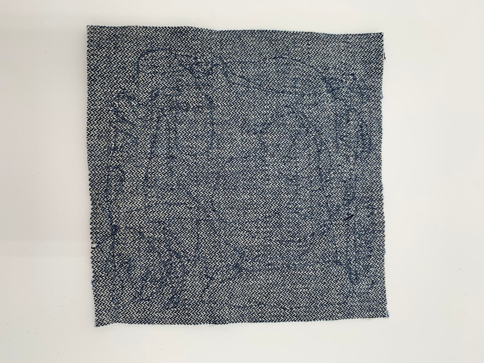 Denim Patch, Up-cycled Denim Patch, Handmade Patch - Etsy