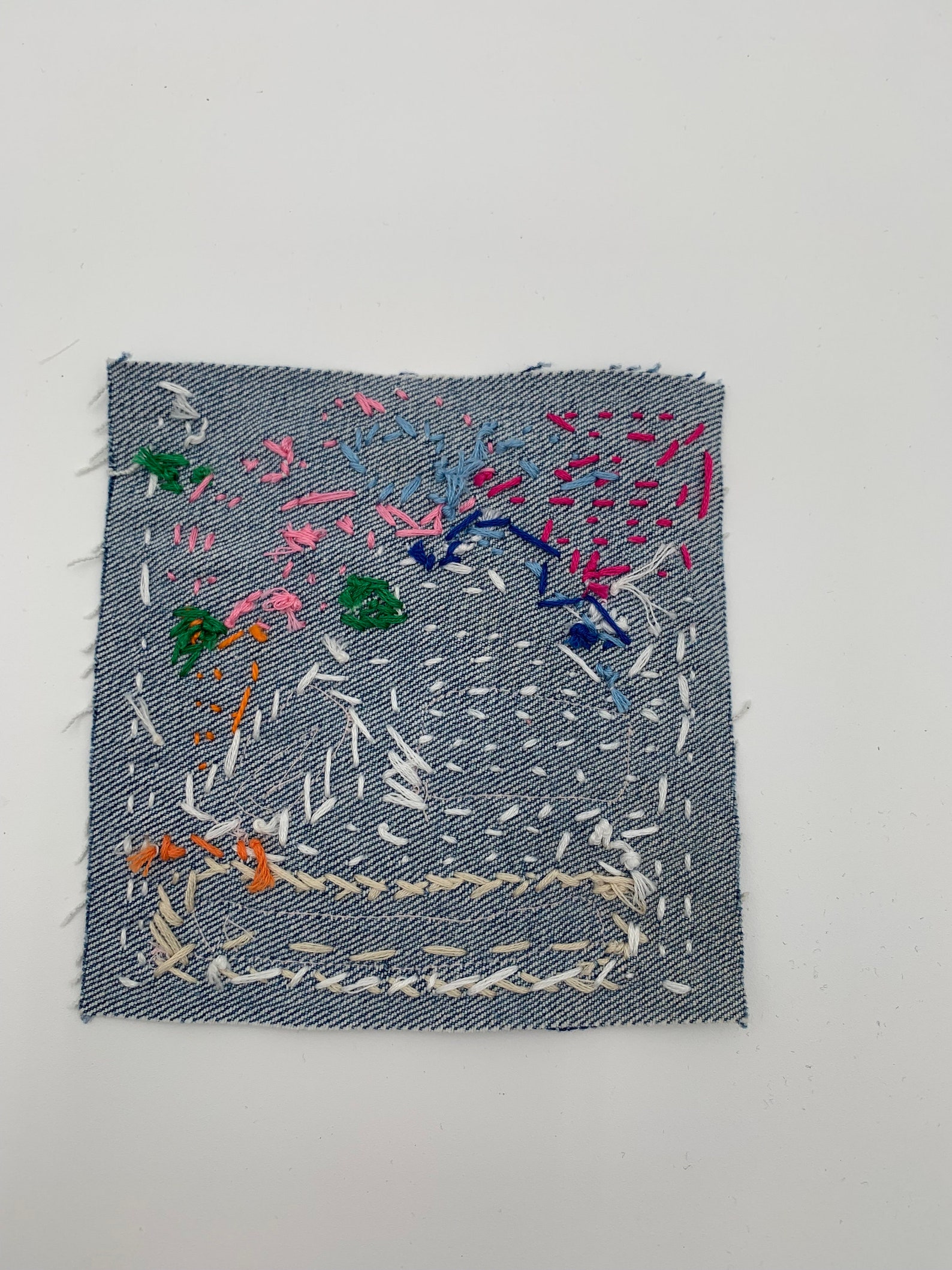 Boro Patch for Jeans, Sew on Patch, Hand Sewn Patch, Embellishment - Etsy