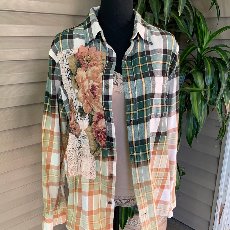 Upcycled Flannel Shirts - Etsy
