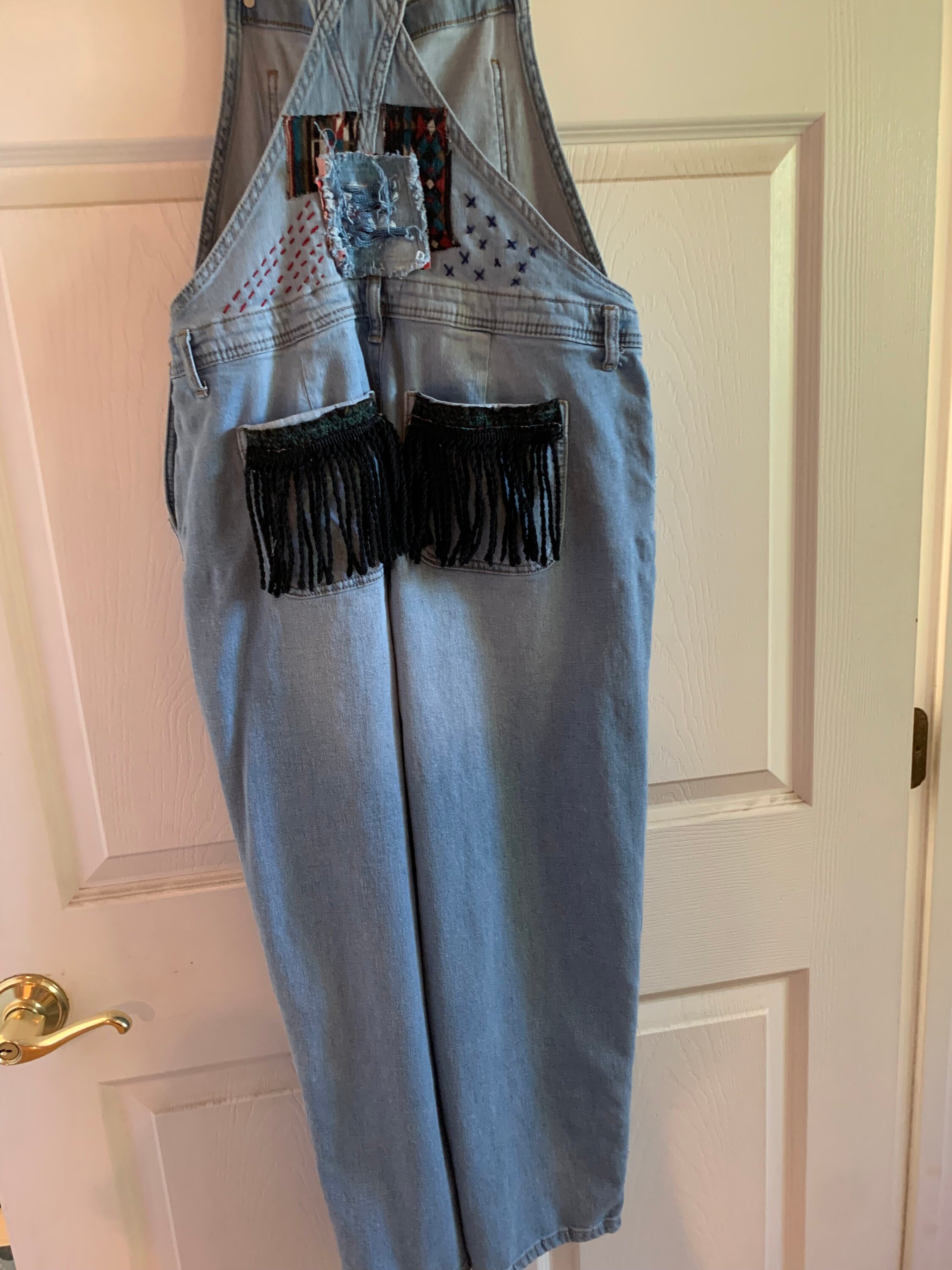 Refashioned Denim Overalls - Etsy
