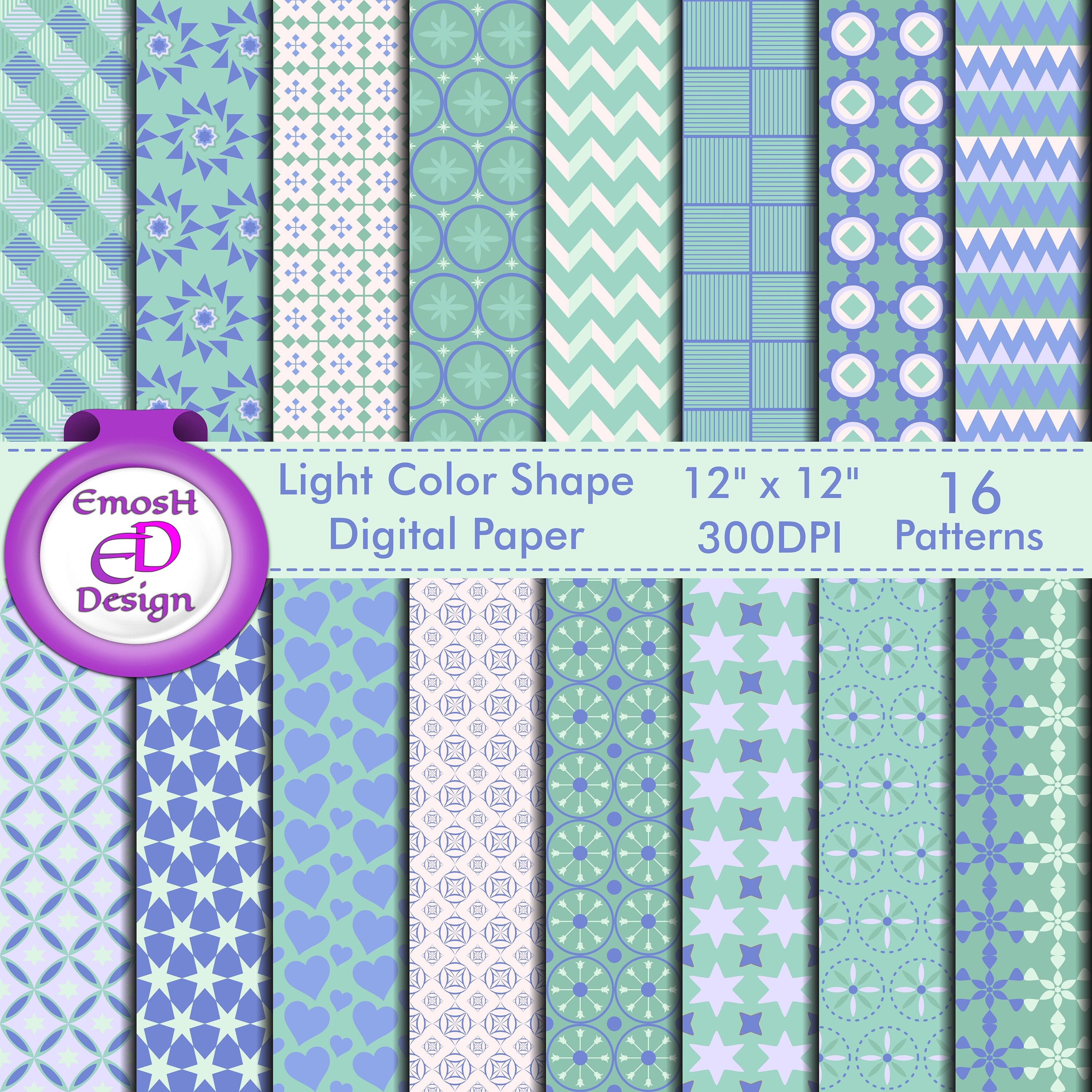 Light Teal Chevron Background