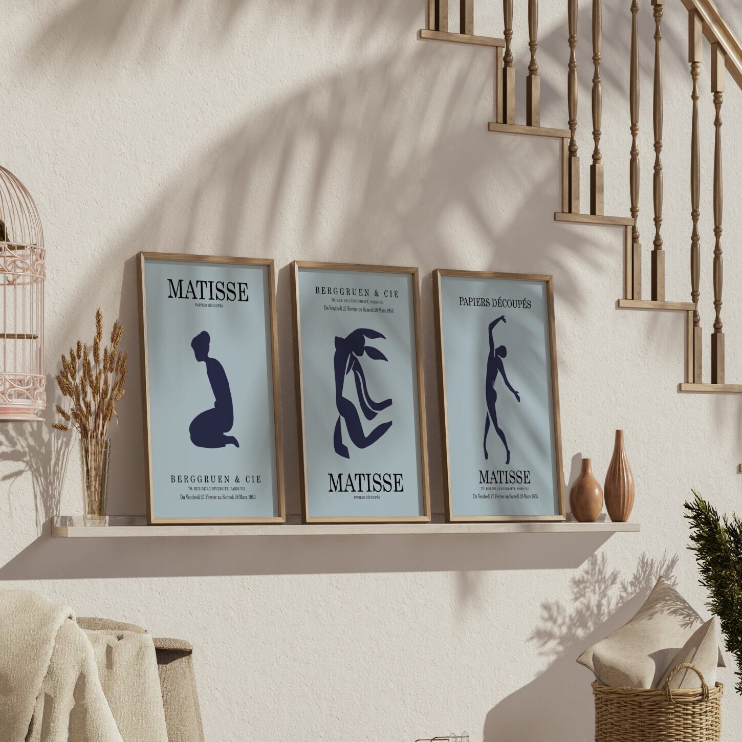 Henri Matisse Mega Bundle Set of 24, Henri Matisse Blue Background and ...