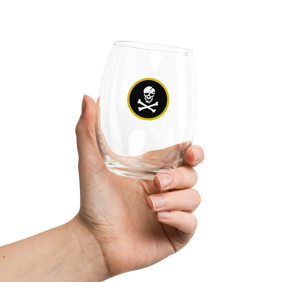 Macross Robotech Skull Squadron Stemless Wine Glass - Etsy
