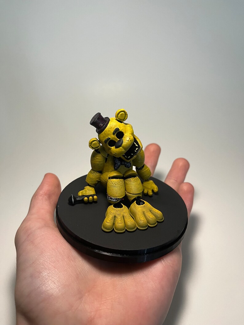 FNAF Golden Freddy Figure - Etsy