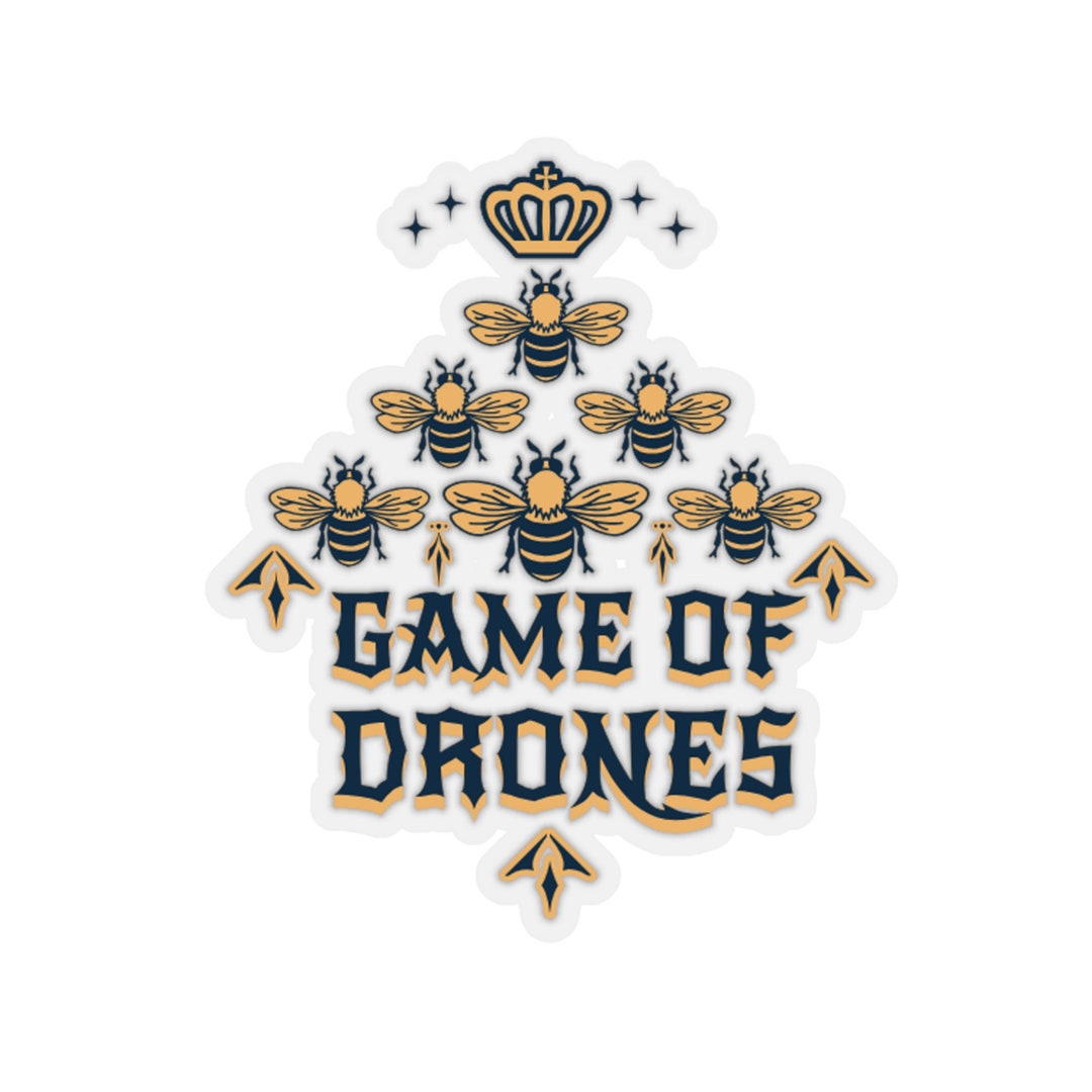 Game of Drones Golden Honey Bee Sticker - Etsy
