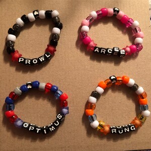 Transformers Character Bracelets - Etsy